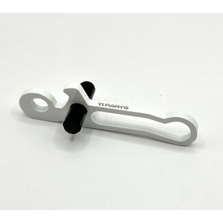 TPW Brompton Rear Frame Clip - White Cerakote Edition - Clever Cycles ...