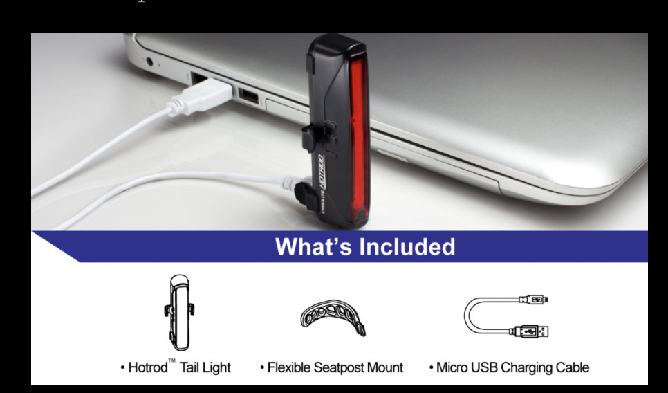 Cygolite, Hotrod 50 USB Tail light - 50 lumens - Clever Cycles Ebike & Bicycle Store