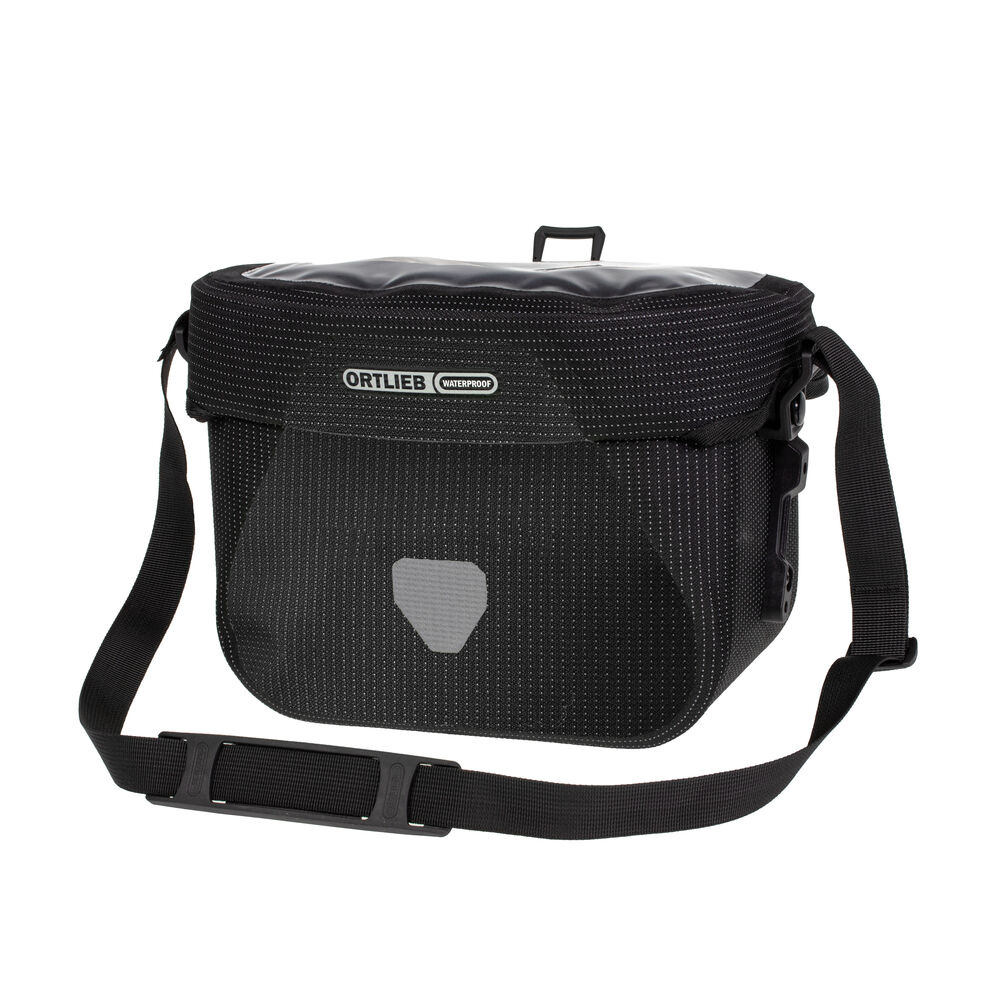 Ortlieb Ultimate High Visibility Handlebar Bag , Black/Reflex L / 6.5L ...