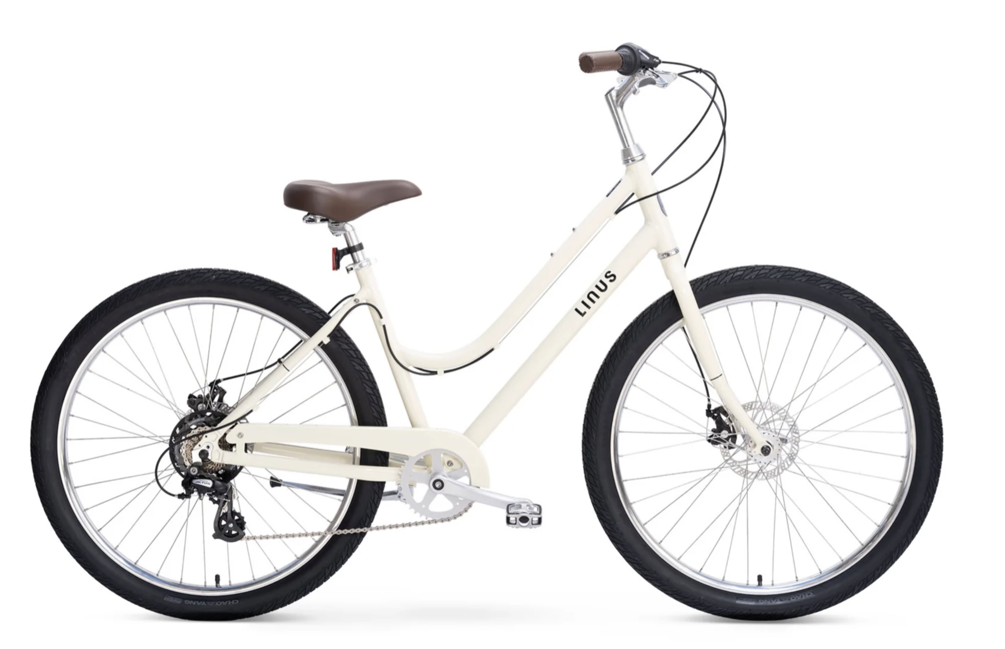 Linus Cesta 7 Speed City Bike Cream M - Clever Cycles Ebike & Bicycle Store