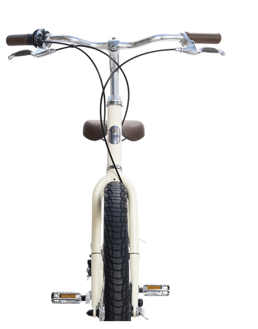 Linus Cesta 7 Speed City Bike Cream M - Clever Cycles Ebike & Bicycle Store