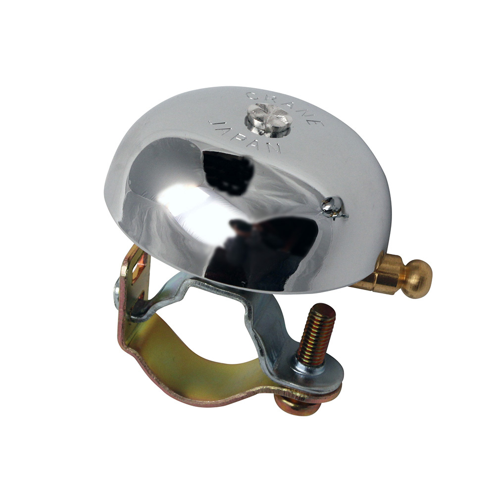 Crane Karen Spring Strike Bell, Chrome - Clever Cycles Ebike & Bicycle ...