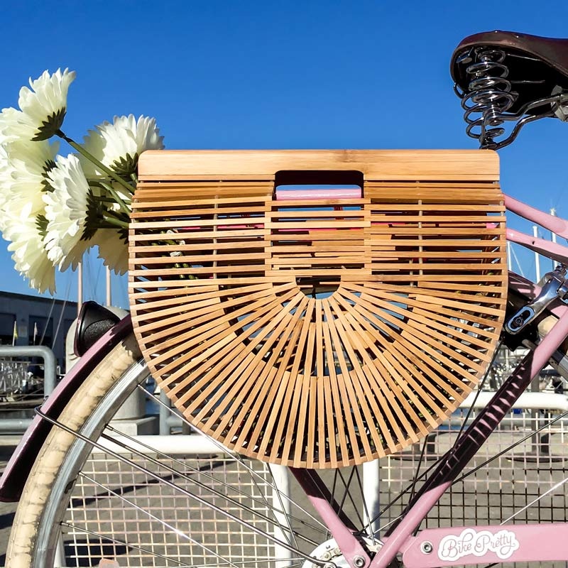 Bike Pretty Bamboo Bike Bags - Clever Cycles Ebike & Bicycle Store