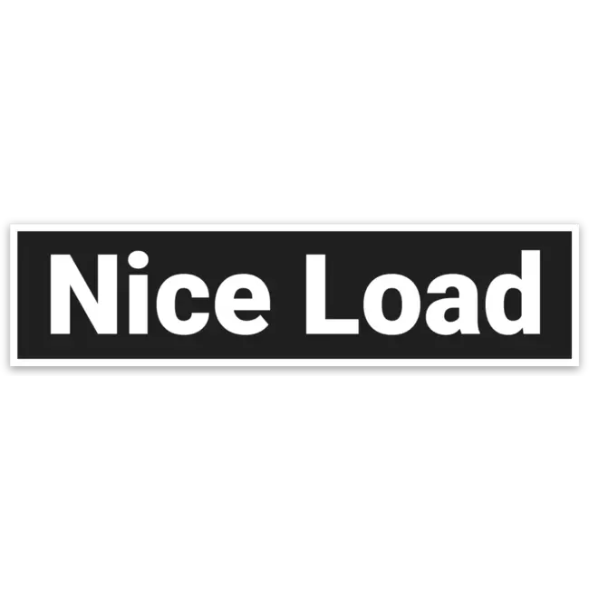 Nice Load Sticker - Clever Cycles Ebike & Bicycle Store