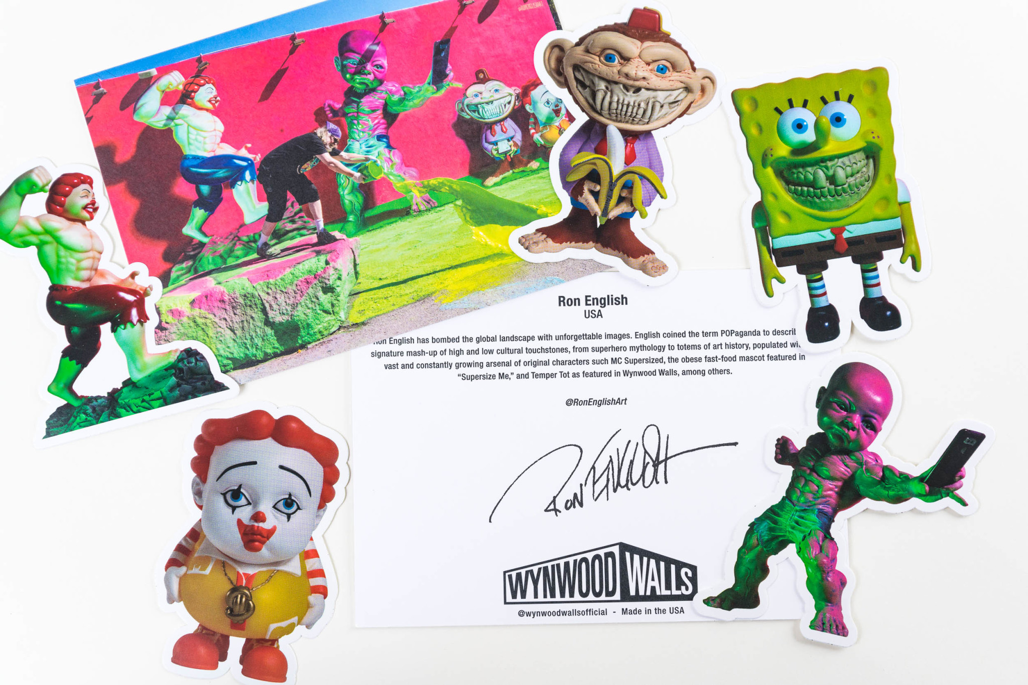 Ron English Sticker Pack II - The Wynwood Walls Shop