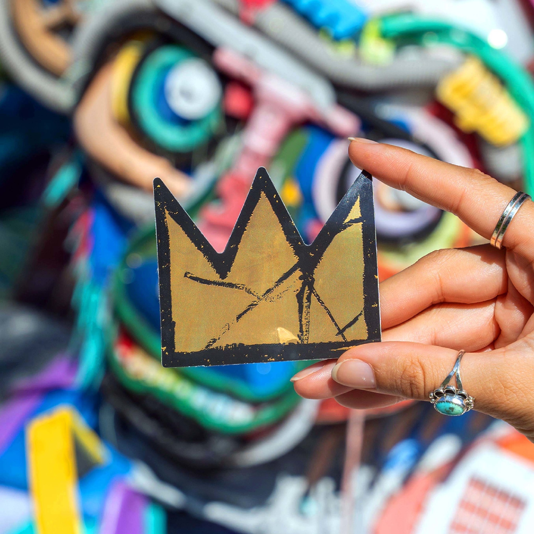 Jean Michel Basquiat Crown