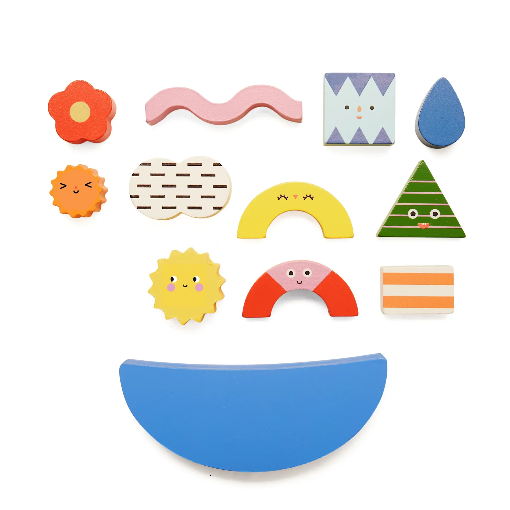Shapes Wooden Balance Game - Bouche Bée