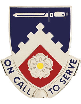 299th Support Crest "On Call to Serve" - Military Outlet