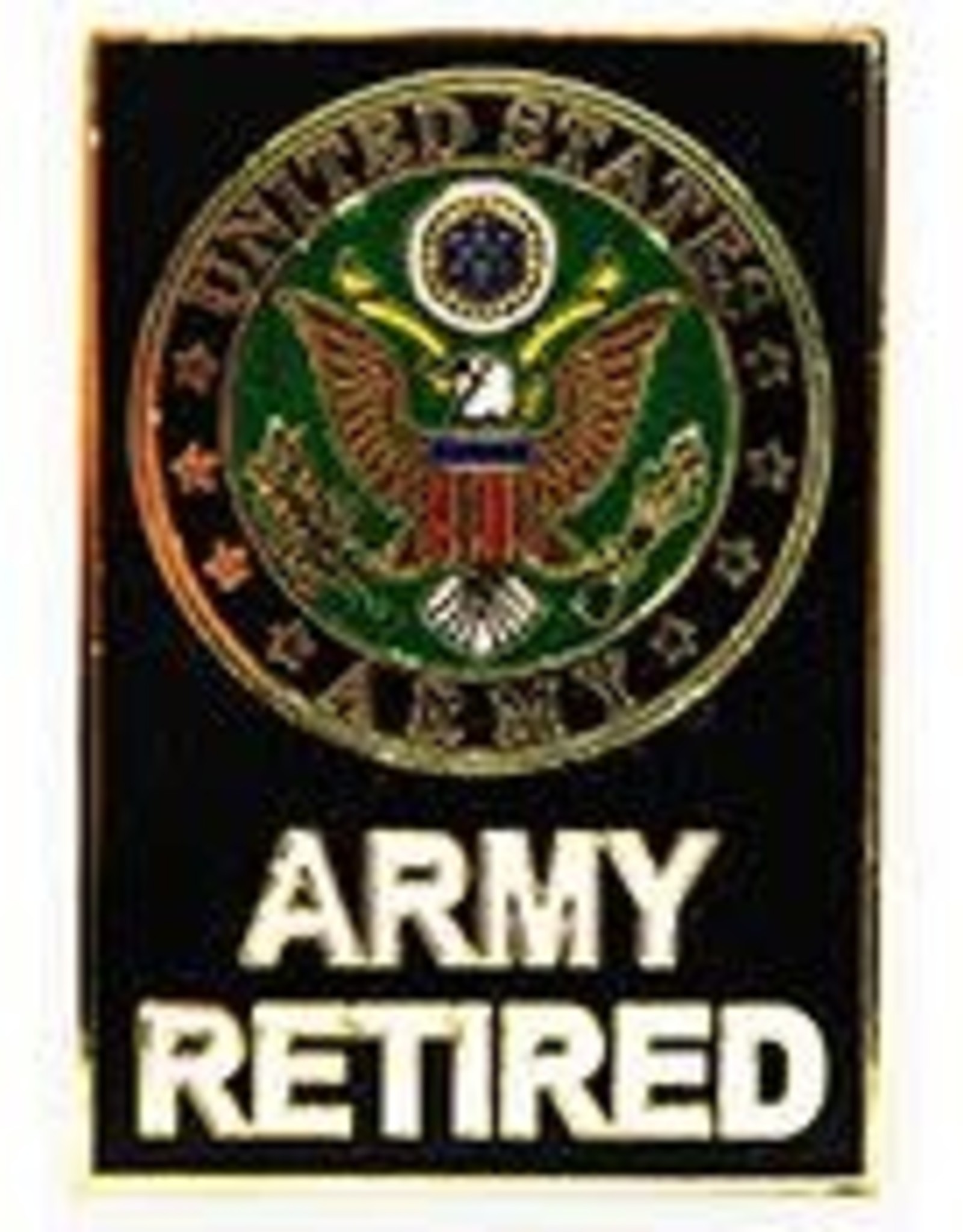 Pin - Army Retired Logo - Military Outlet