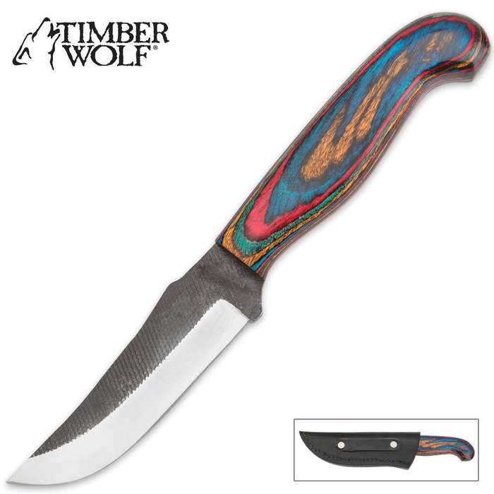 Timber Wolf Custom Milled Pakkawood Knife - Military Outlet