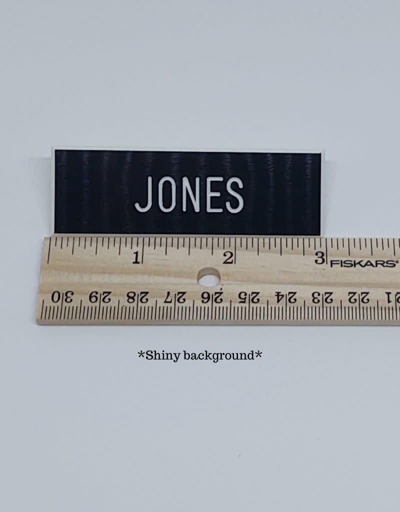 Class A Name Tag Shiny Pin-On - Military Outlet