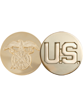 Enlisted Pin - Quartermaster and US Gold - Military Outlet