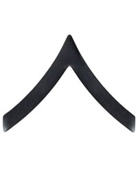 Black Pin On Rank (E2) PVT - Private - Military Outlet