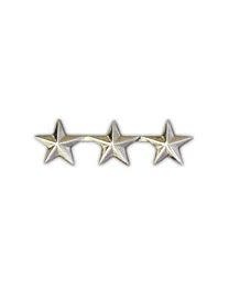 Pin - Army General Star A3 Silver - Military Outlet