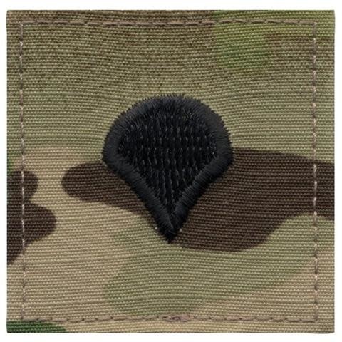 Embroidered Rank W/ Hook - SPC / SPEC-4 Specialist Scorpion - Military ...
