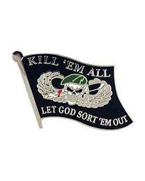 Pin - Kill 'em All Flag - Military Outlet