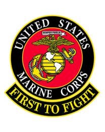 Patch - USMC, First to Fight - Military Outlet