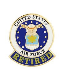Pin - USAF Logo Retired - Military Outlet