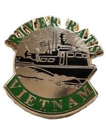 Pin - Vietnam River Rats Boat - Military Outlet