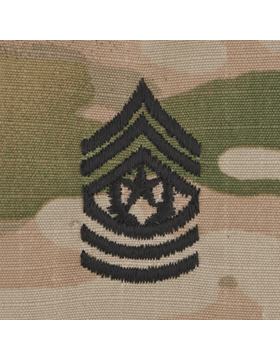 CSM - Embroidered Sew on Hat Rank - Military Outlet