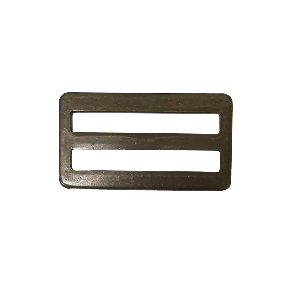 Slotted Belt Buckle Antique Finish AGSU - Military Outlet