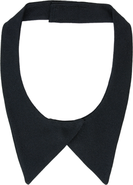 Women's Black Dress Neck Tab - Military Outlet