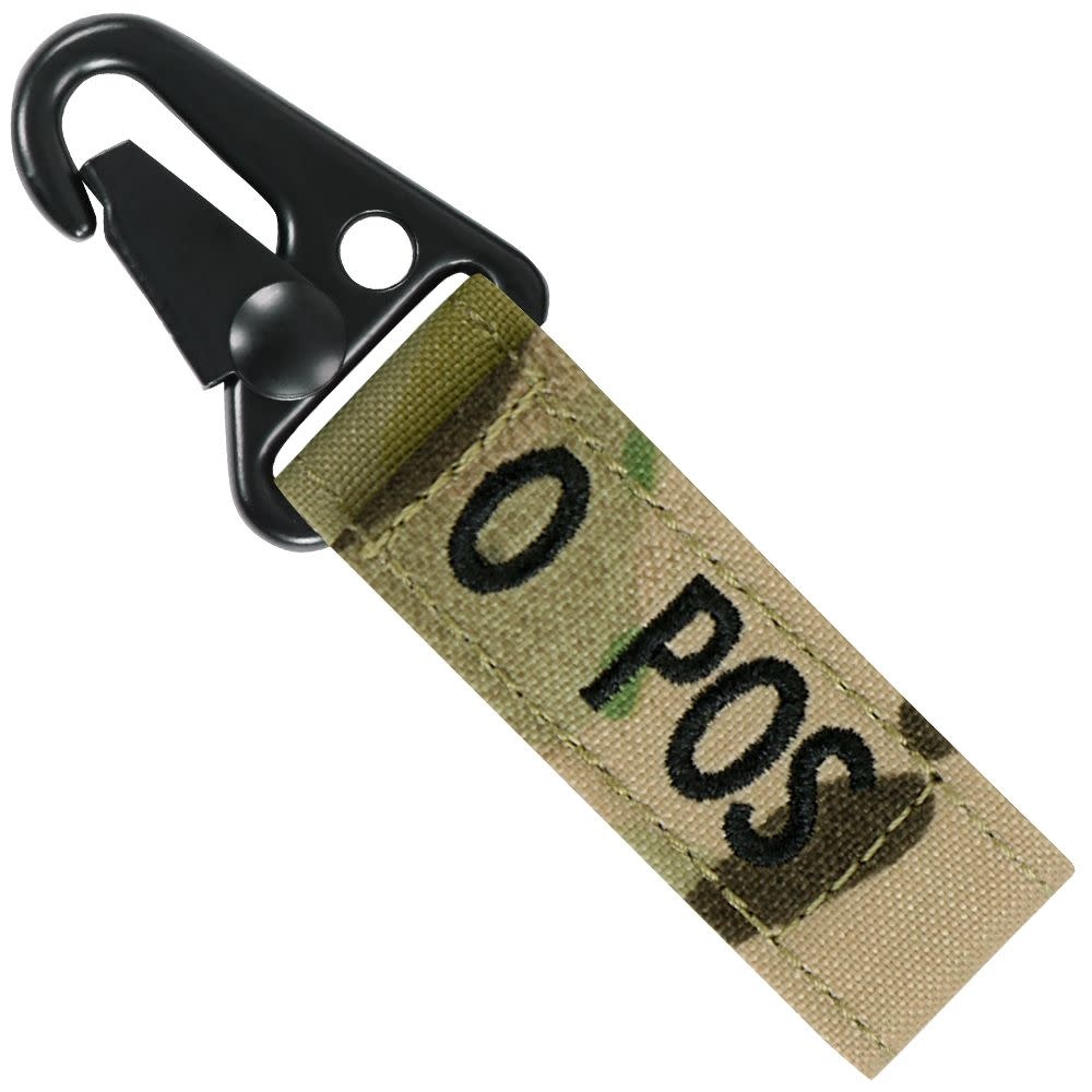 Blood Type Keychain - Military Outlet