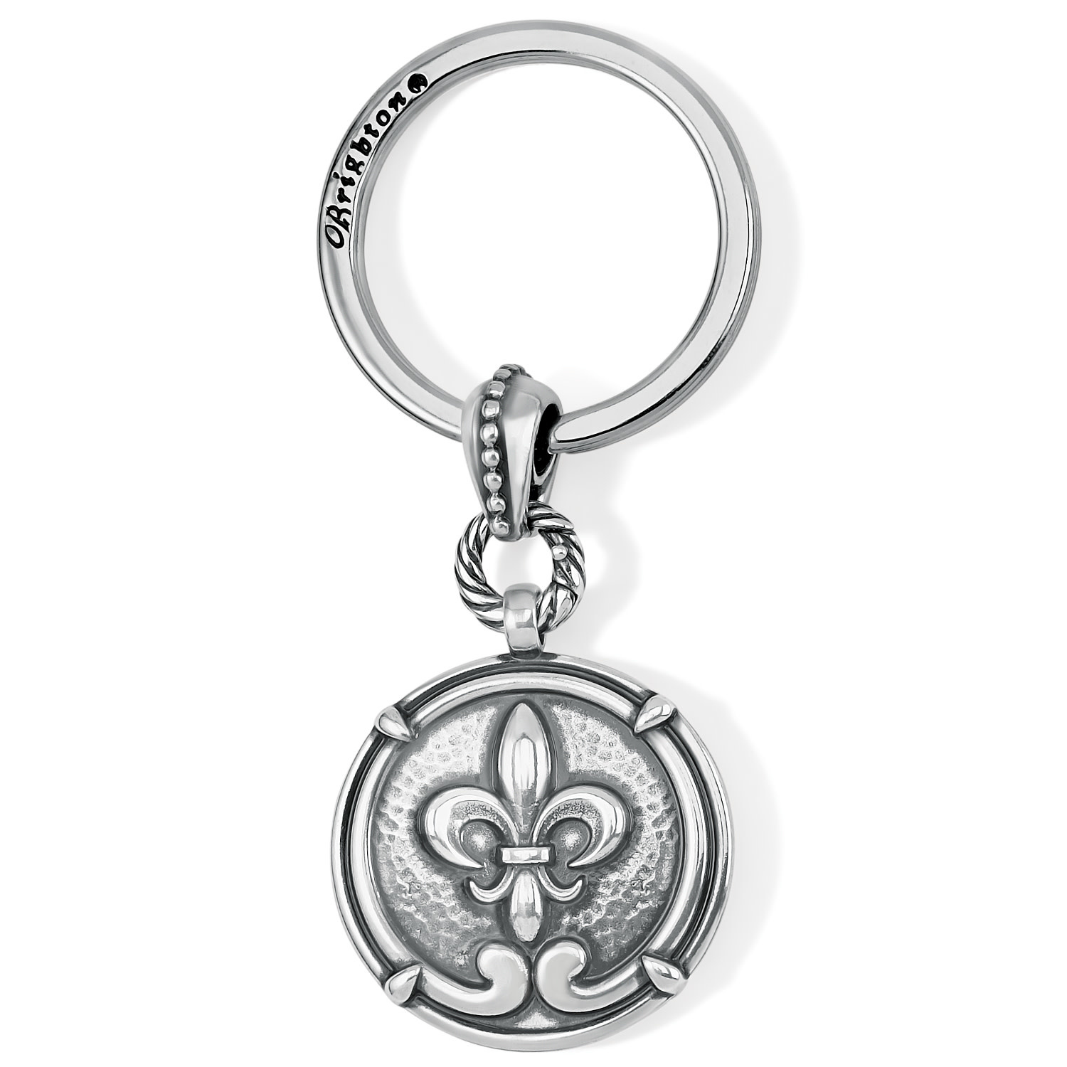 Brighton E18380 Ferrara Fleur de Lis Key Fob - The Mercantile at Springdale