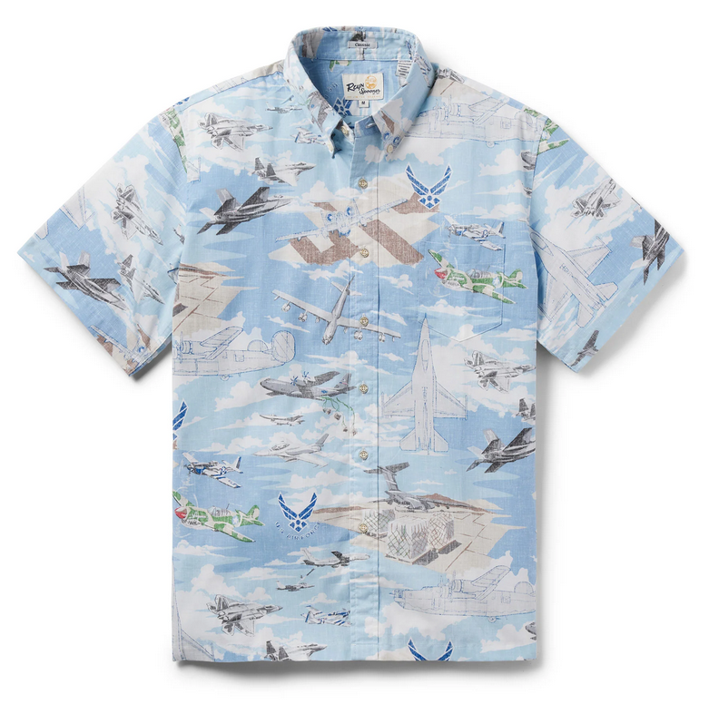 Reyn M561412523 Air Force Flyin Classic Button Front Blue - The Mercantile at Springdale