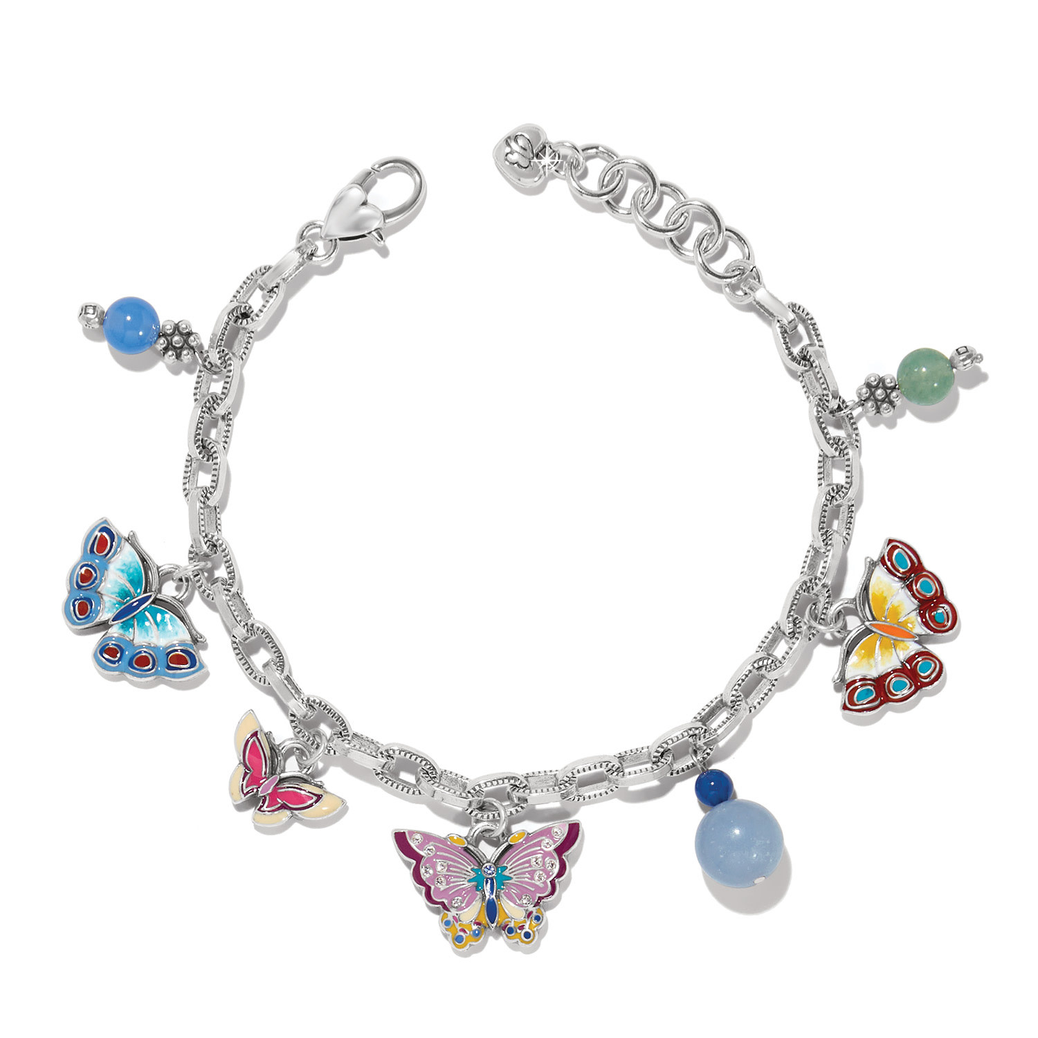 Brighton JF0182 Kyoto in Bloom Butterfly Charm Bracelet - The ...