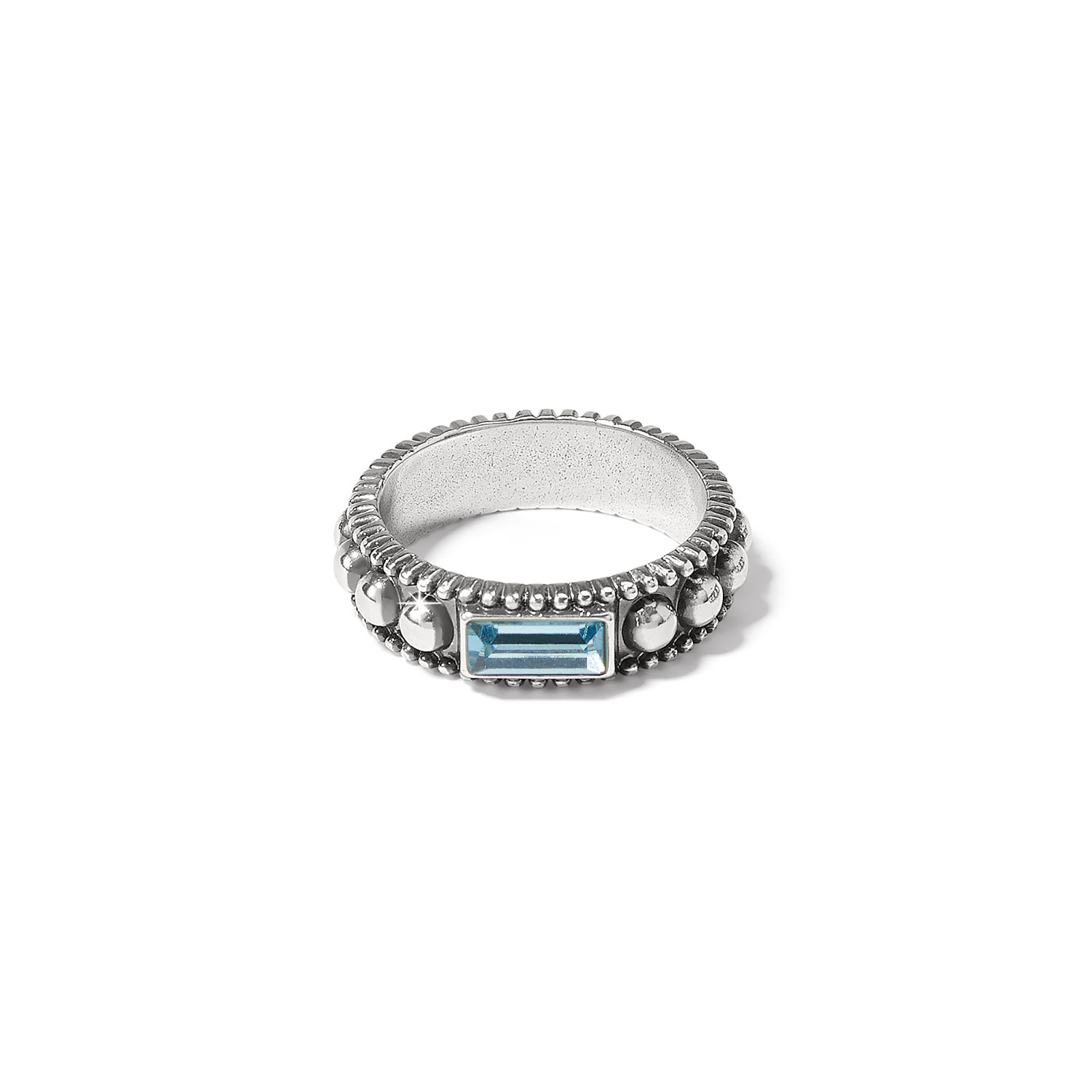 Brighton J6318B Pretty Tough Gem Ring Aqua - The Mercantile at Springdale
