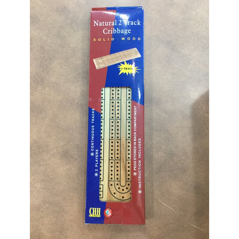 Solid Wood Cribbage Board - Boardgames.ca