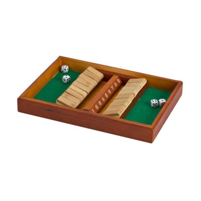 Shut the Box w/Lid (12 Number) - Boardgames.ca