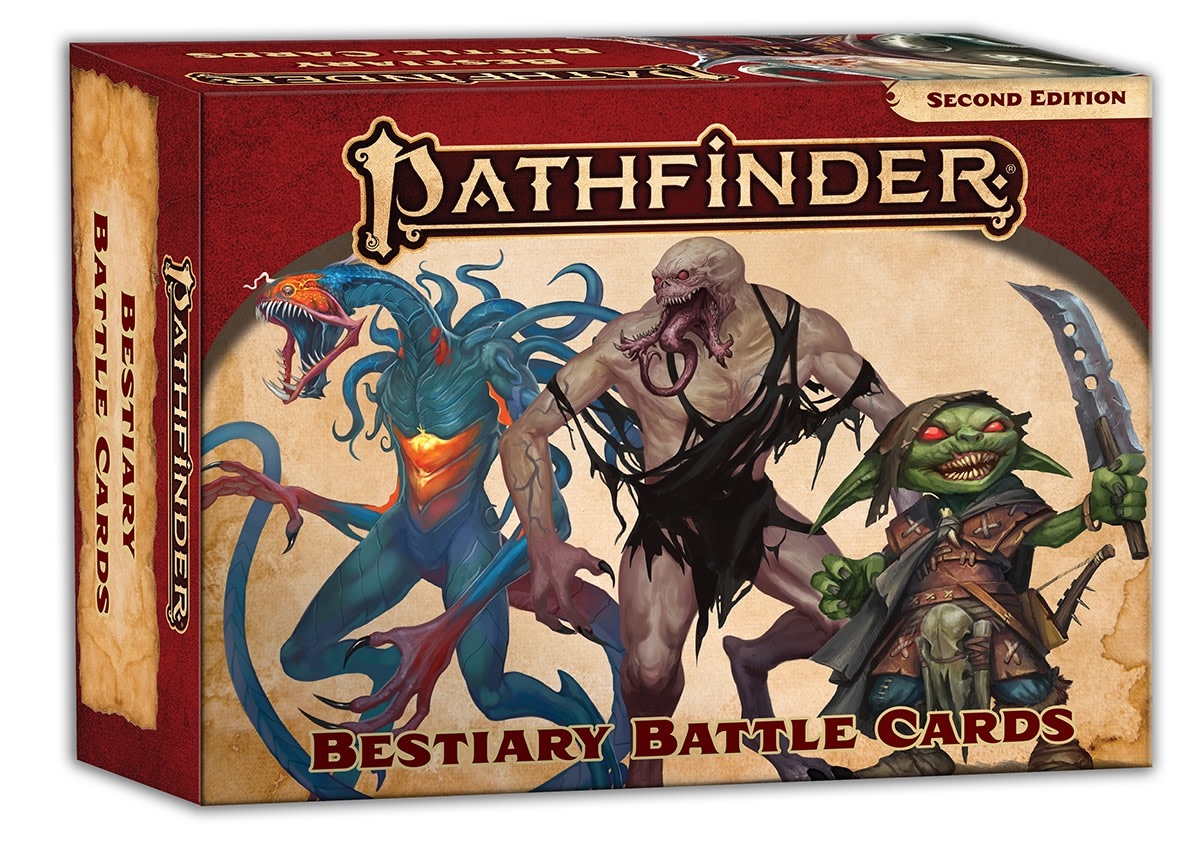 Pathfinder RPG Second Edition Bestiary Battle Cards - Boardgames.ca