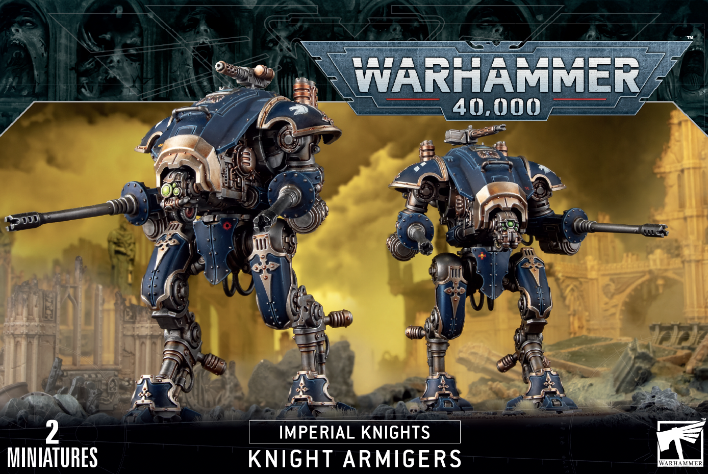 Warhammer 40K: Imperial Knights - Knight Armigers - Boardgames.ca
