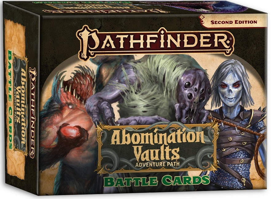 Pathfinder RPG 2E Battle Cards - Abomination Vaults - Boardgames.ca