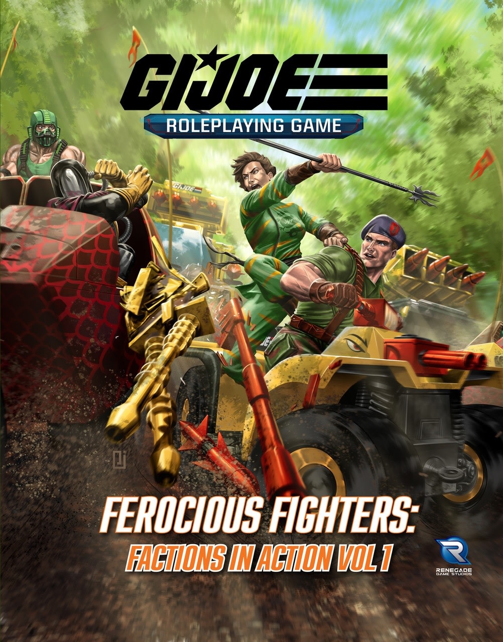 Gi Joe Rpg Ferocious Fighters Factions In Action Vol 1 Boardgamesca