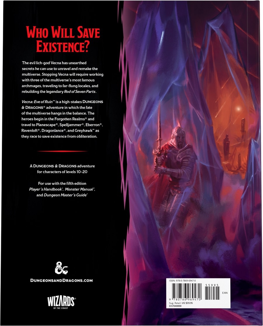 Dungeons & Dragons 5E: Vecna - Eve of Ruin - Boardgames.ca