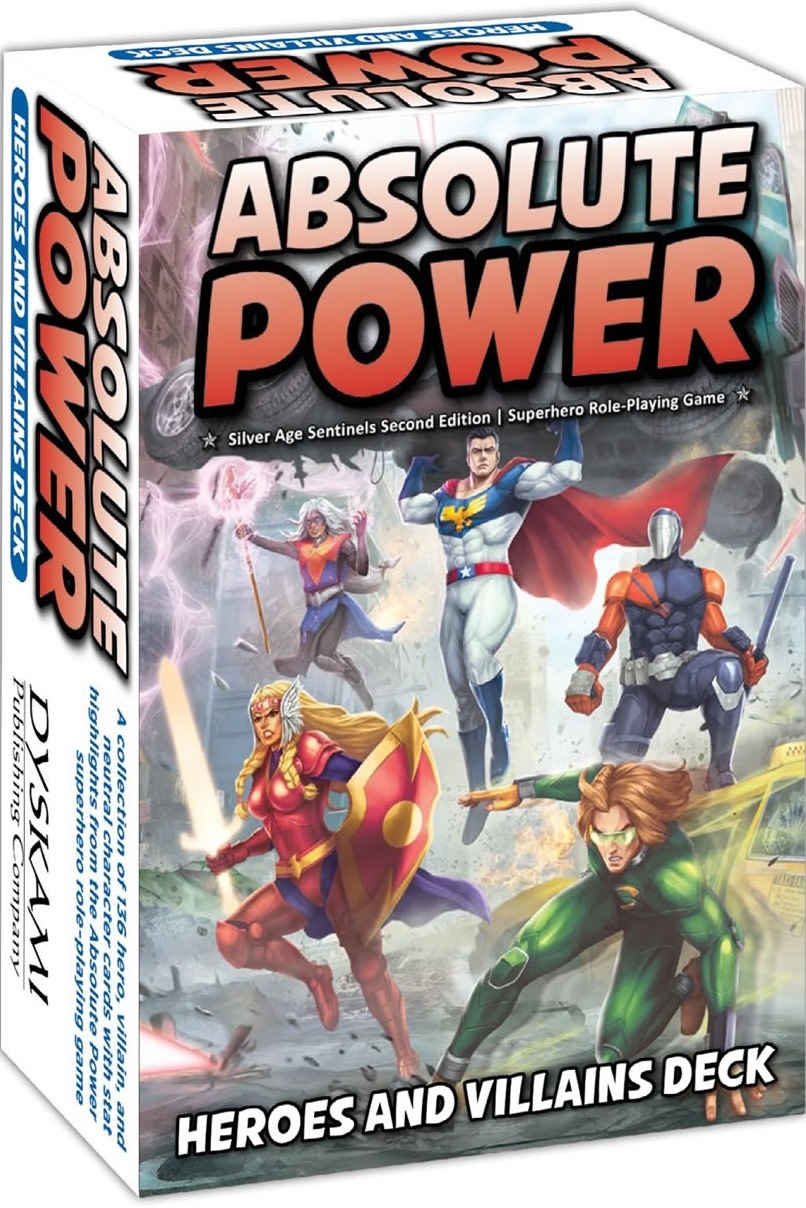 Absolute Power RPG: Heroes & Villains Deck - Boardgames.ca