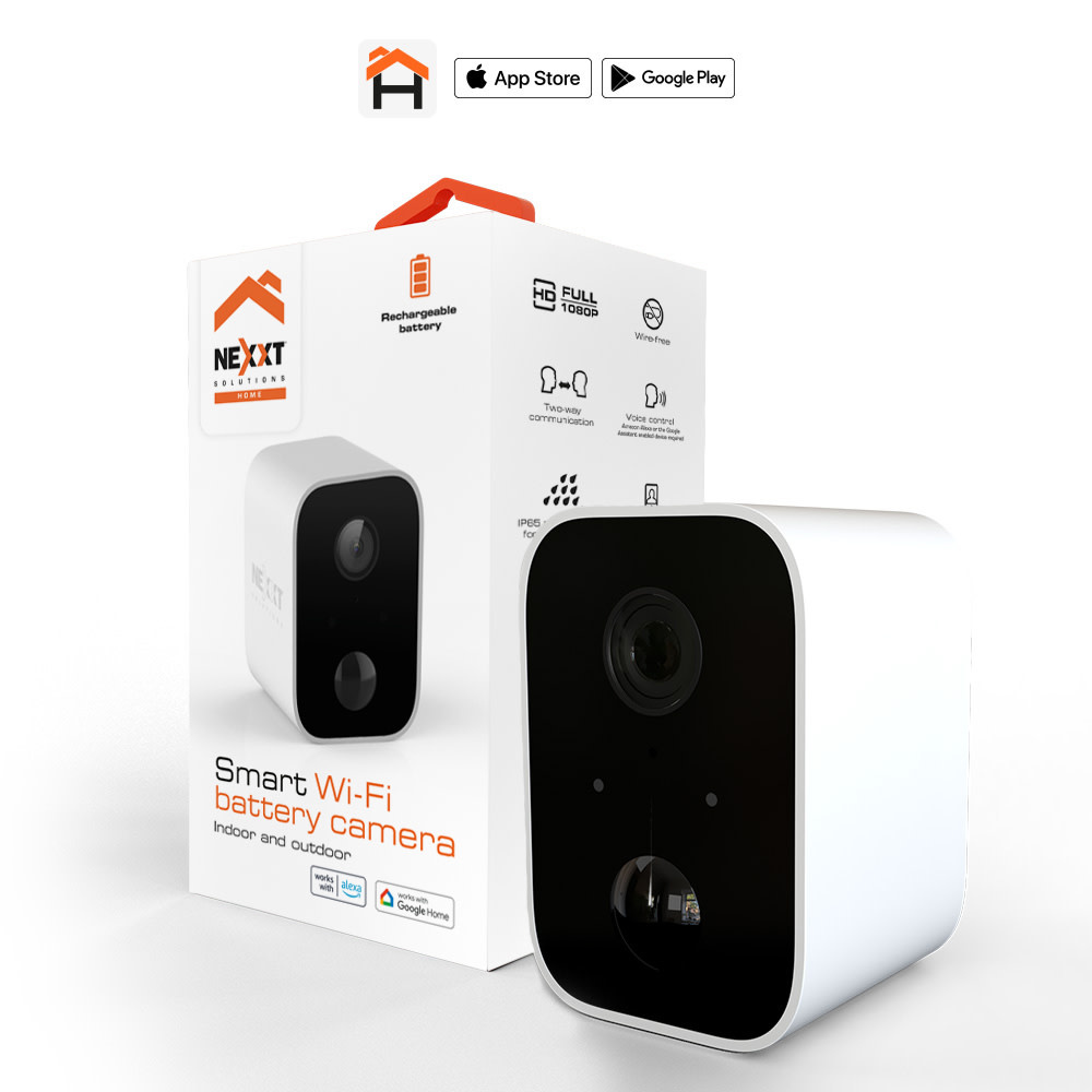 Nexxt Indoor and Outdoor Battery Camera - iWorld Trinidad