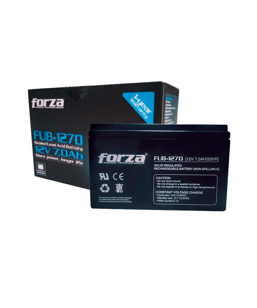 Forza FUB-1270 7AH 12V Rechargeable Battery - Super Technologies Limited