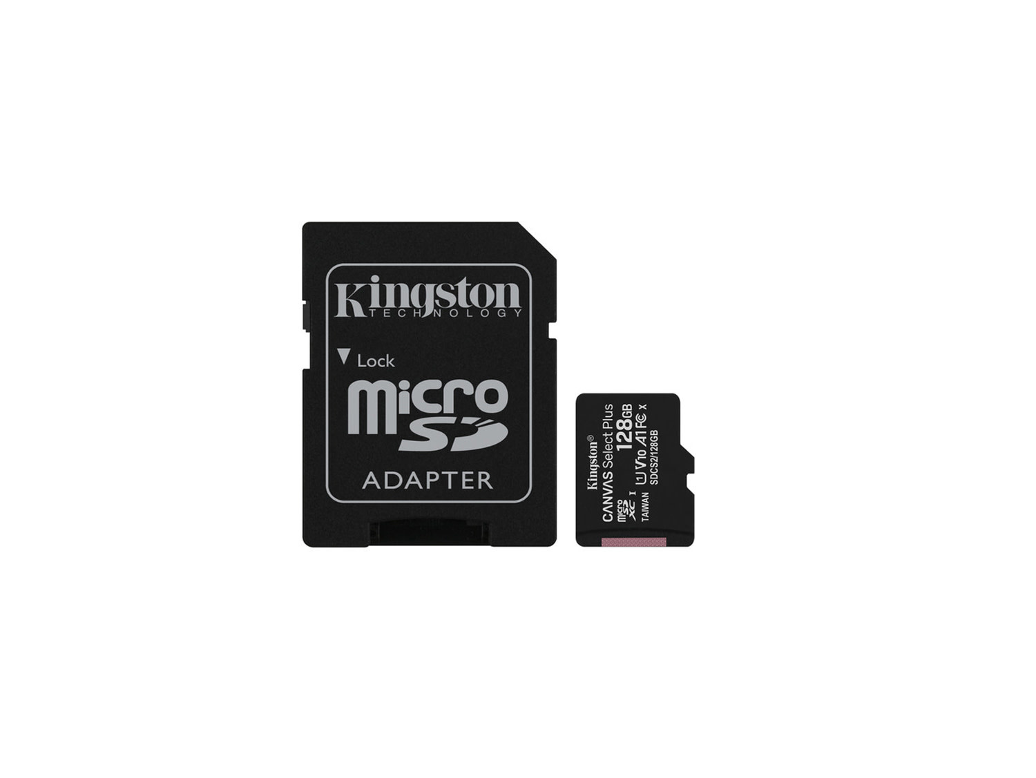 Kingston 128GB microSDHC Class 10 100MB/s SDCS2/128GB - Super ...