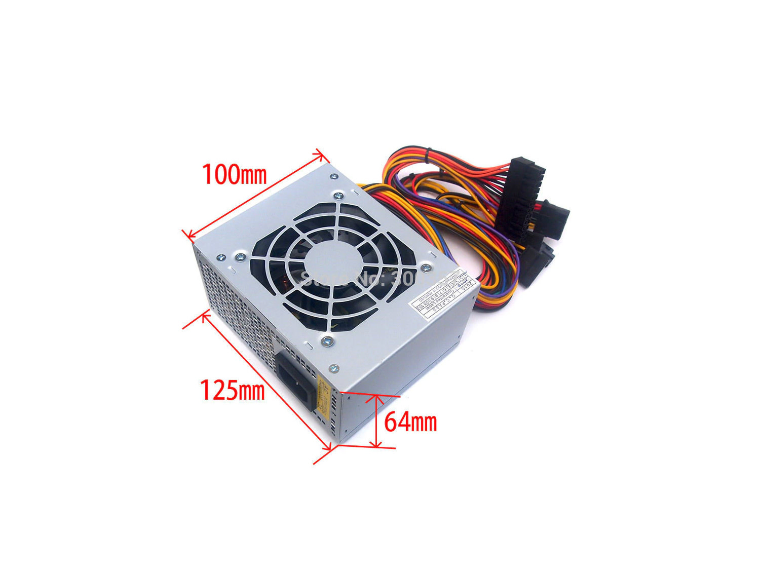 Agiler 600W Micro ATX Power Supply with 80mm Fan AGI-PSMIC600 - Super ...