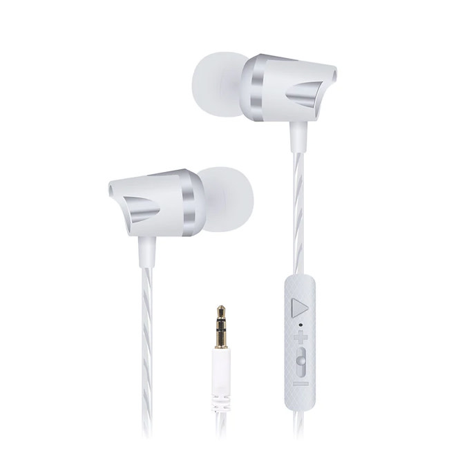 UNNO Earbuds SoulBuds 3.5mm with MIC - Silver - HS7009SV - Super ...