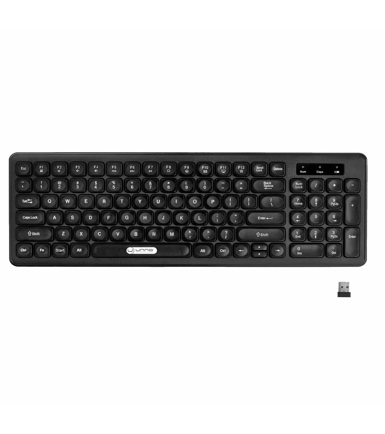 UNNO Keyboard Compact Klass Wireless English - KB6756BK - Super ...