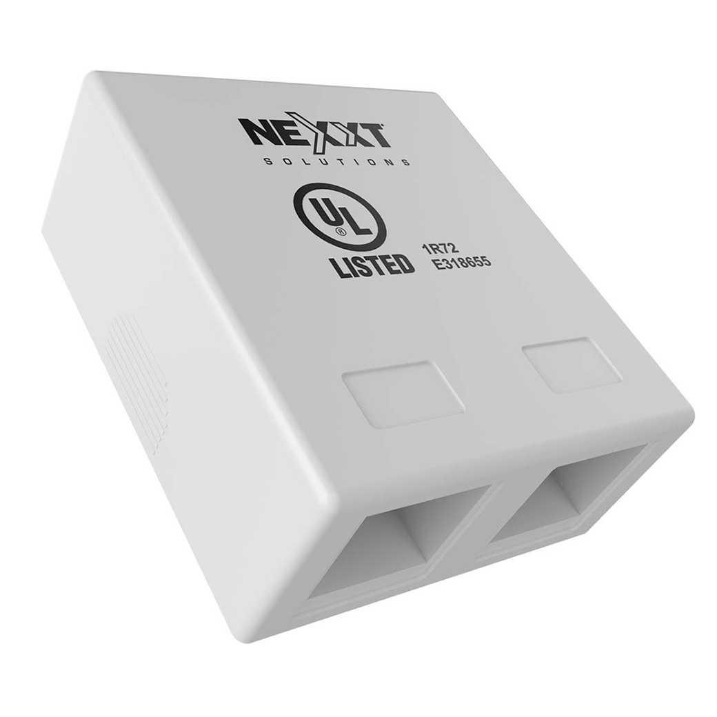 Nexxt 2 Port Surface Mount Box Unloaded - Super Technologies Limited