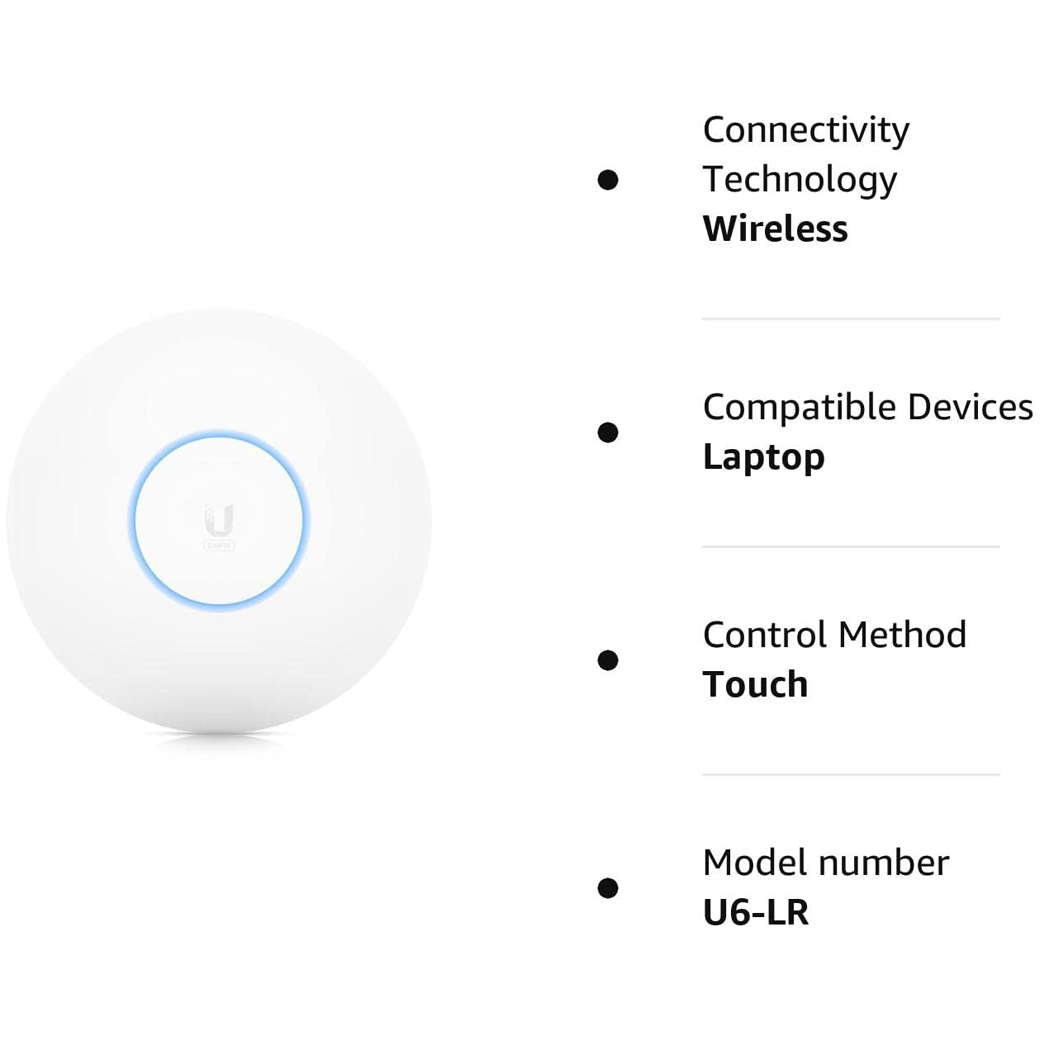 Ubiquiti Networks U6-LR UniFi 6 AX3000 Long-Range Access Point - Super ...