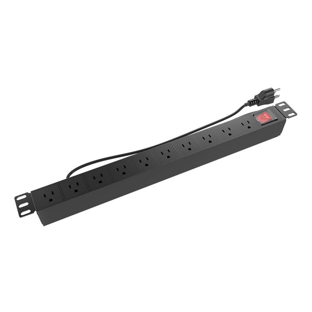 Nexxt 9 Outlet PDU 1U Rackmount Power Strip - Super Technologies Limited