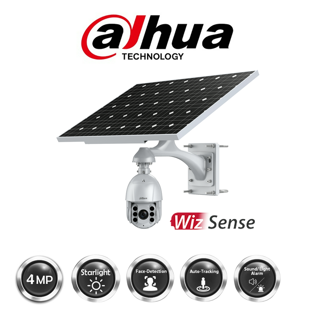 DAHUA 4 MP 32x Startlight IR WizSense SOLAR Network PTZ Camera with ...