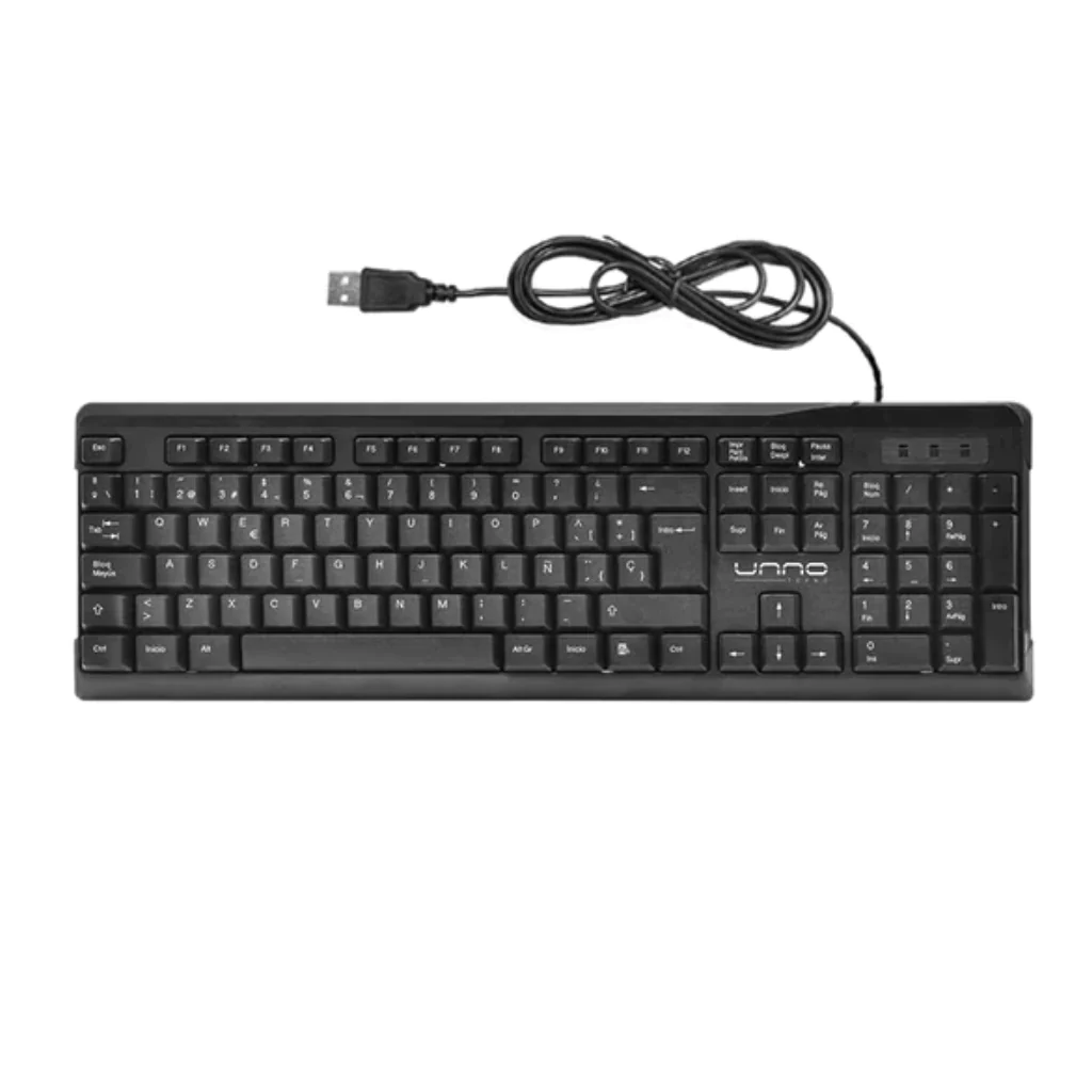 UNNO Keyboard Klass USB English - KB6706BK - Super Technologies Limited